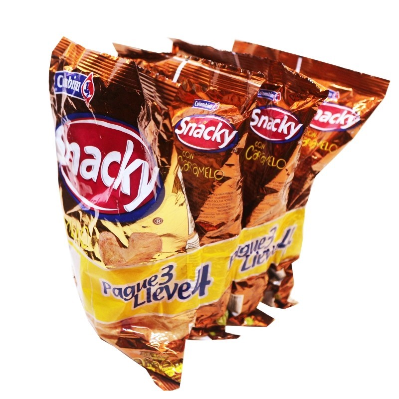 SNACKY CARAMELO x40gr PAQ x4u | , Comprar a Domicilio