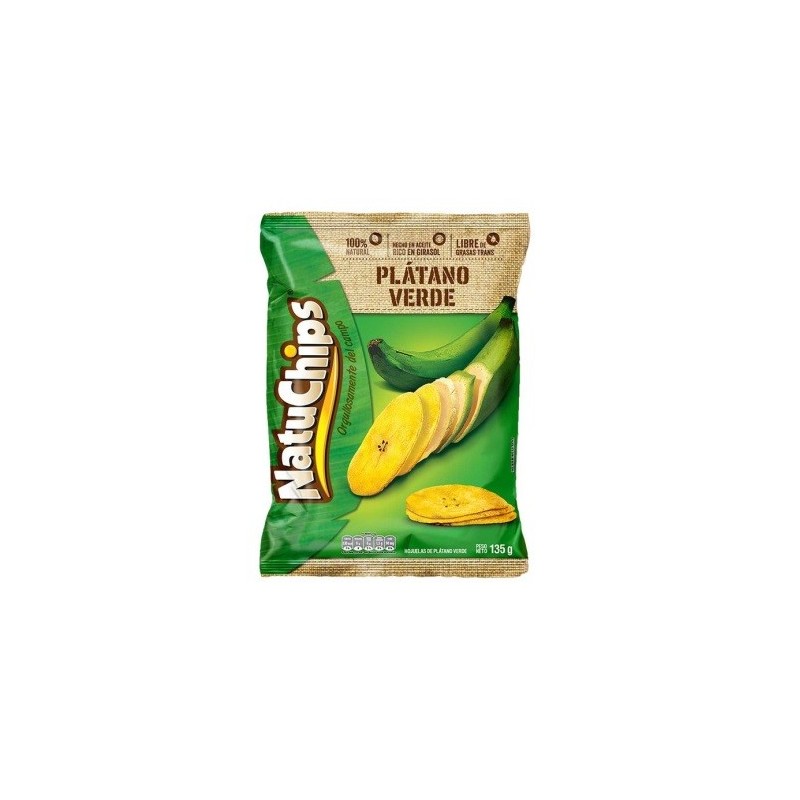 NATUCHIPS PLATANO VERDE FRITOLAY x135gr | , Comprar a Domicilio