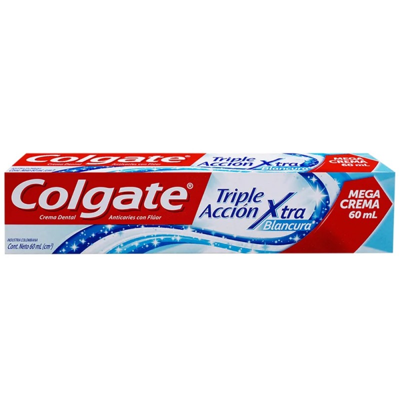 Colgate triple accion x 60 ml | Cuidado bucal a Domicilio