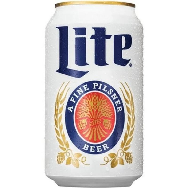 CERVEZA MILLER LITE LATA x355ml